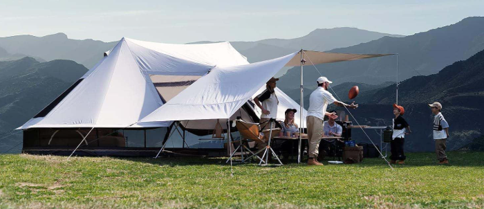 Palace-Level Sturdy Structure and Spacious 4-Season Luxury Camping Ten ...