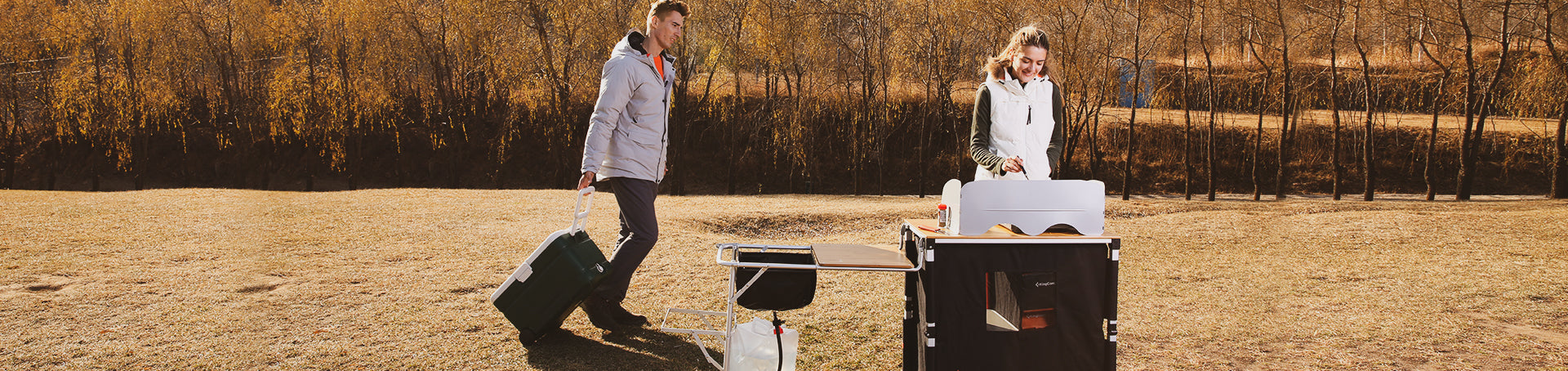 Portable Camp Kitchens - KingCamp | Family Comfort Car Camping ...