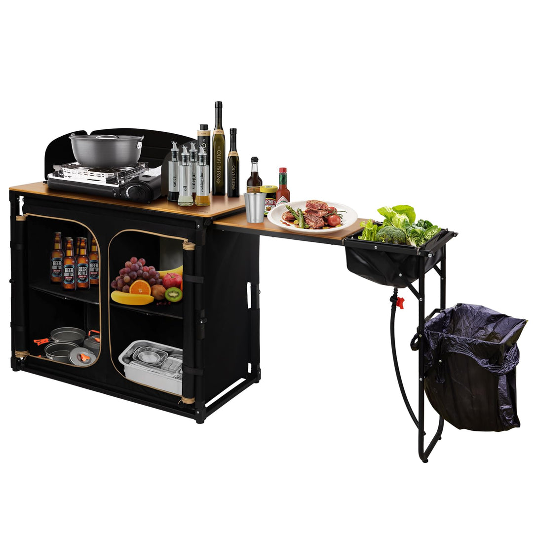 Portable Camp Kitchens - KingCamp | Family Comfort Car Camping ...