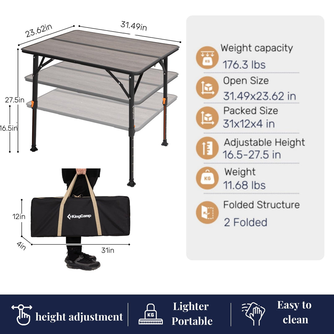 Camping Tables - Versatile & Sturdy Outdoor Surfaces | KingCamp ...