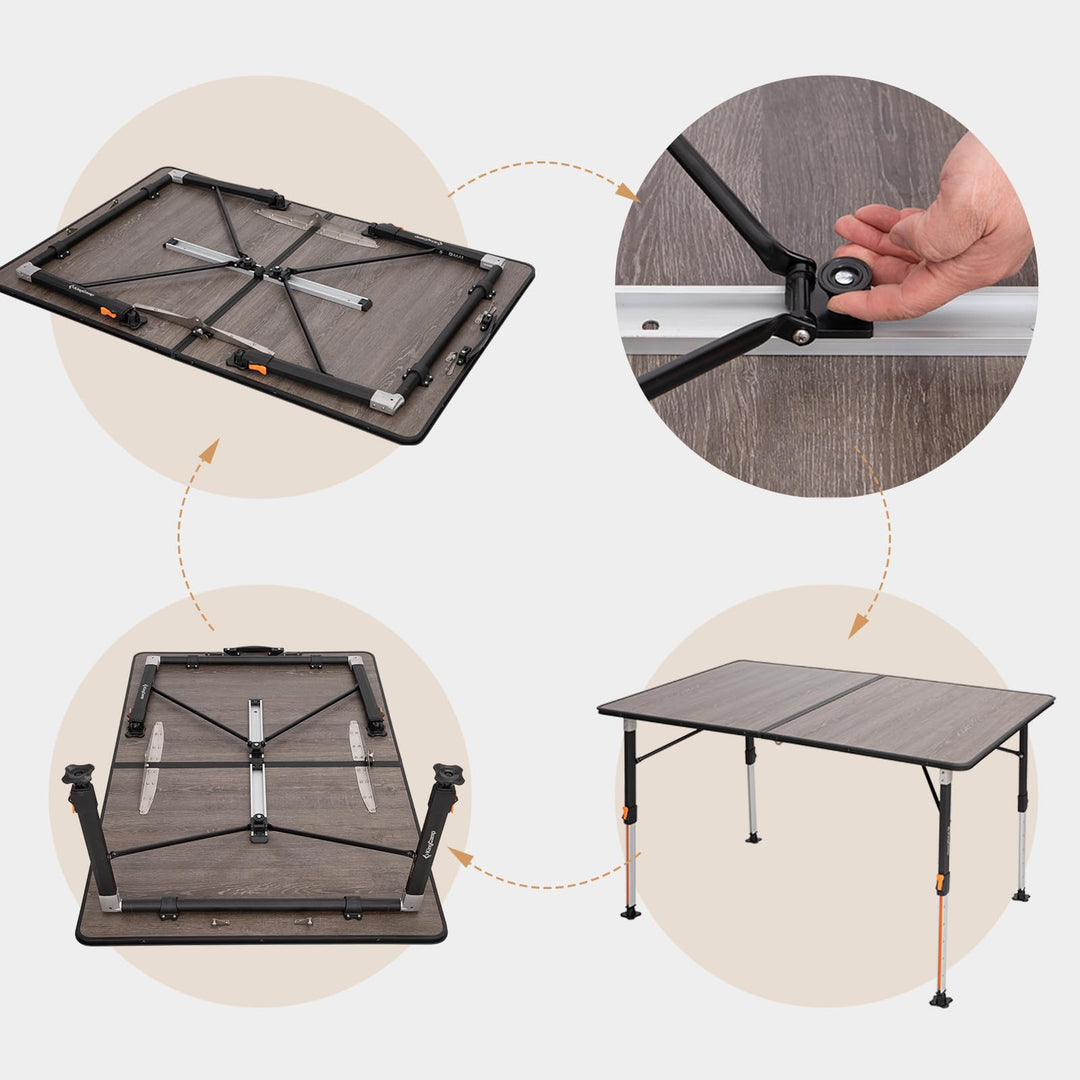 Camping Tables - Versatile & Sturdy Outdoor Surfaces | KingCamp ...