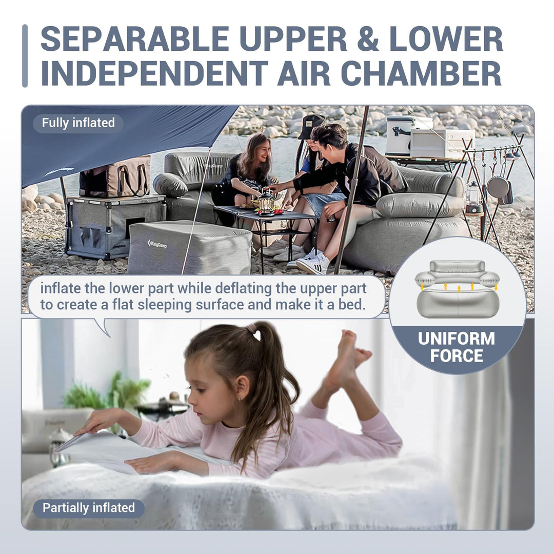 Inflatable Sofas: Comfortable, Portable for Outdoor & Indoor – KingCamp ...