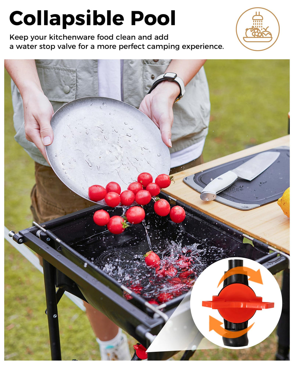 KingCamp BAMBOO PLUS Folding Camping Kitchen Table – KingCamp Outdoors