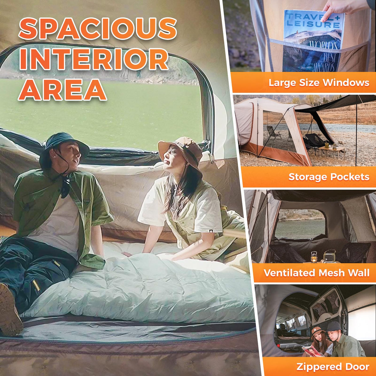 KingCamp Boundless X5 B Series UV Protection SUV Tent – KingCamp Outdoors