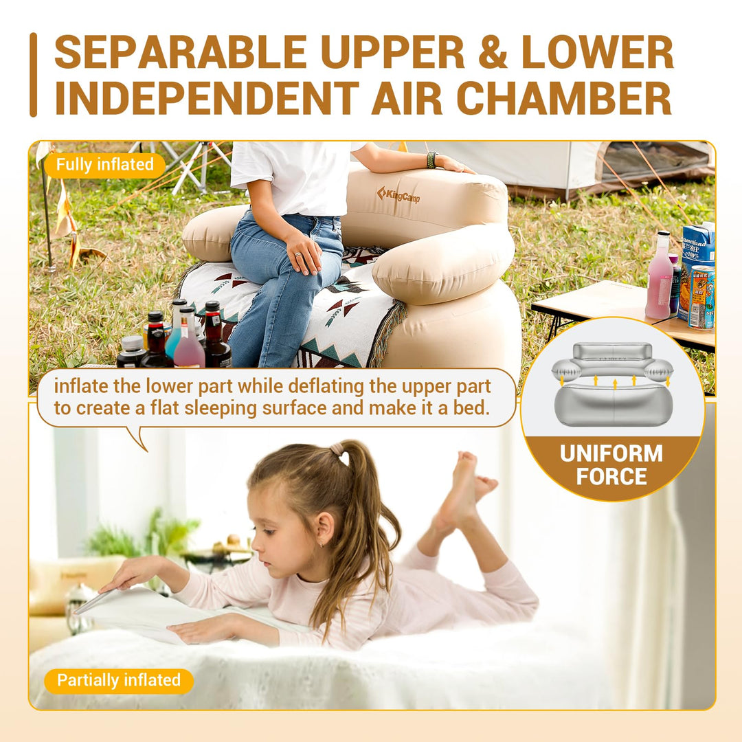 Inflatable Sofas: Comfortable, Portable for Outdoor & Indoor – KingCamp ...
