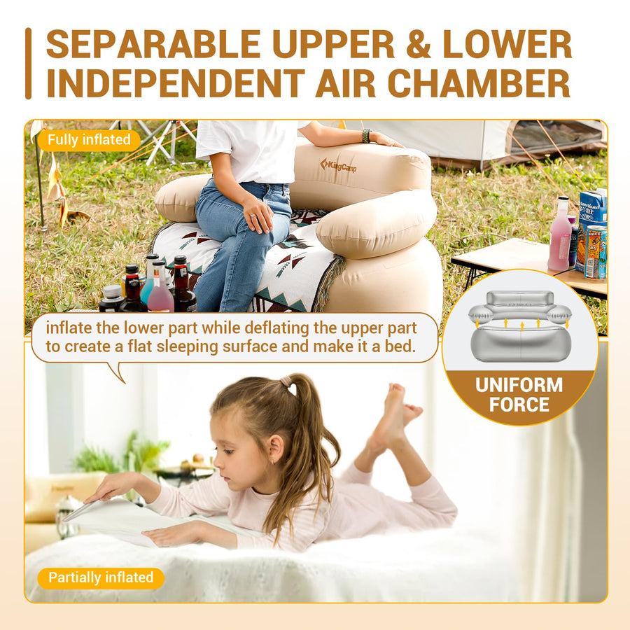 Inflatable Sofas: Comfortable, Portable for Outdoor & Indoor – KingCamp ...