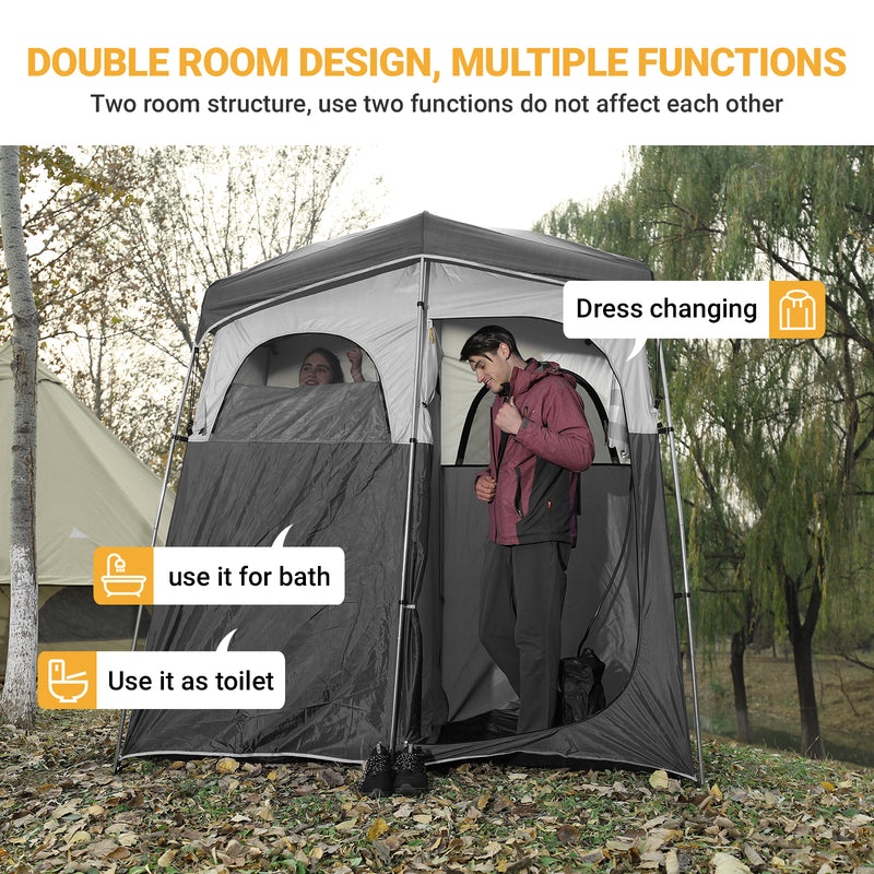 KingCamp Outdoor Double Room Camping Shower Tent for Sale – KingCamp ...