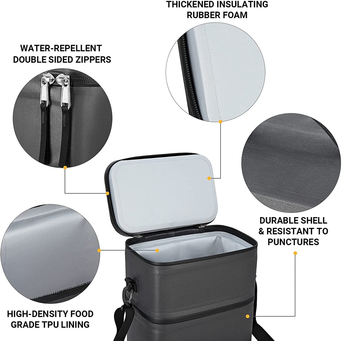 KingCamp Outdoor Portable 16 Cans Double Layer Cooler Bag – KingCamp ...