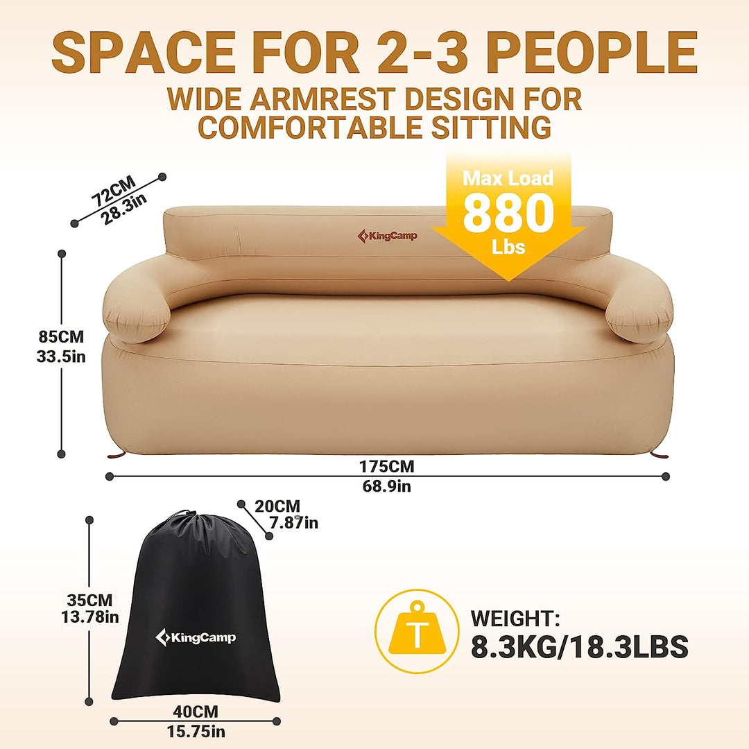 Inflatable Sofas: Comfortable, Portable for Outdoor & Indoor – KingCamp ...