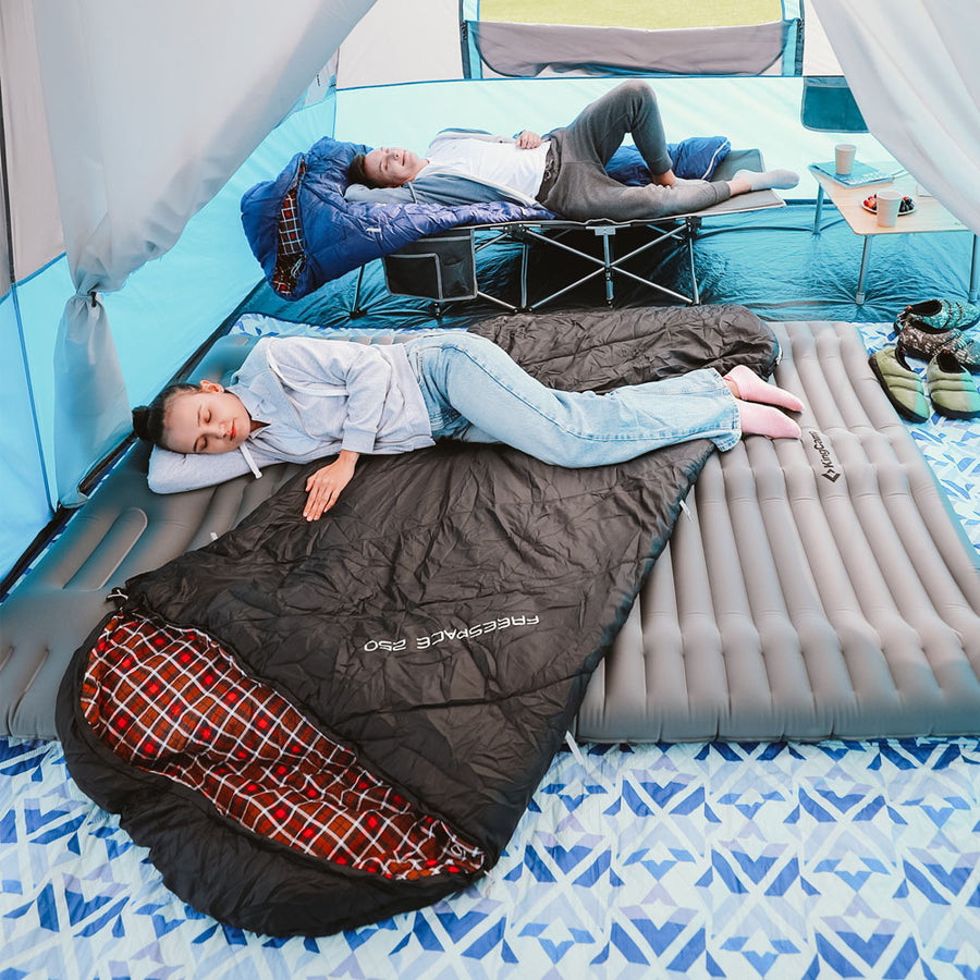 Extra Wide Sleeping Bag | KingCamp - Family Camping Gear | Glamping ...