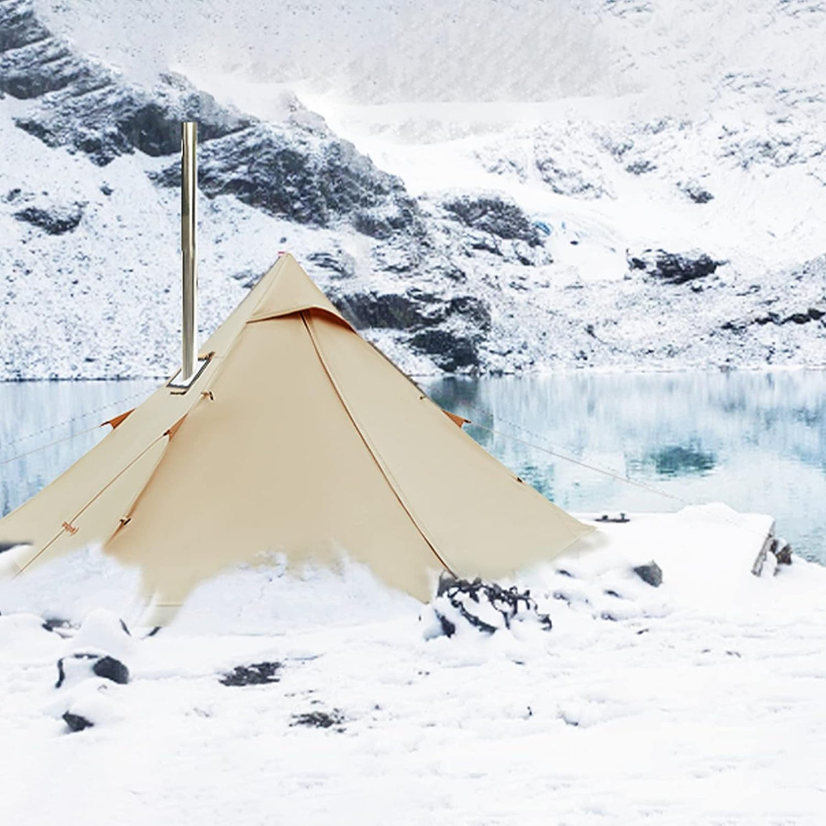 KingCamp TURINO Tipi Hot Tent with Stove Jack – KingCamp Outdoors