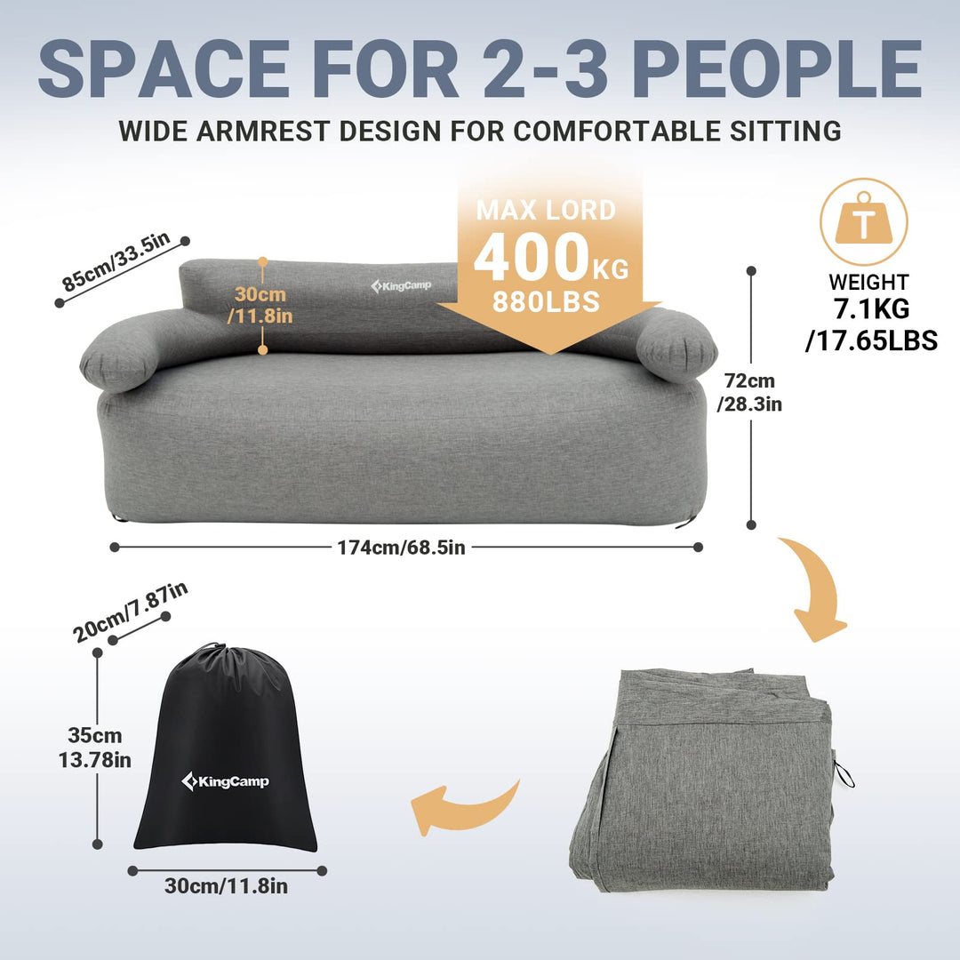 Inflatable Sofas: Comfortable, Portable for Outdoor & Indoor – KingCamp ...