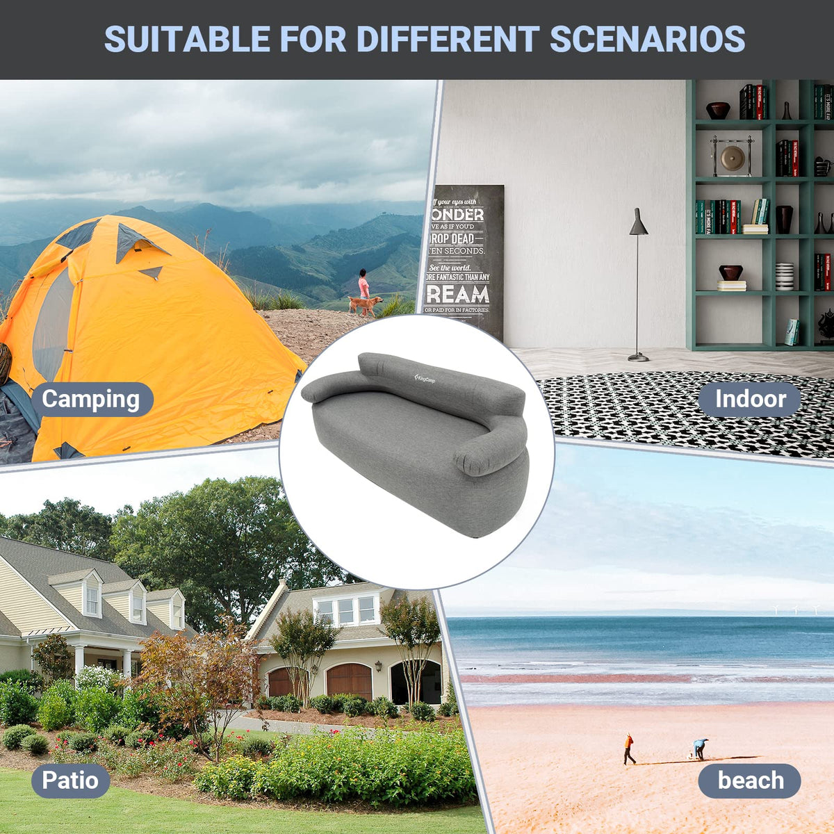 KingCamp Premium Inflatable Sofa Set: Unmatched Comfort and Convenience ...